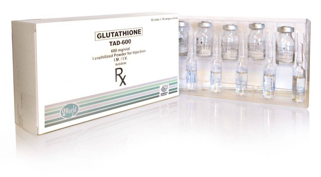 Tad/tationil glutation 600 mg / 4 ml – Injecţie antioxidantă - OncoShop