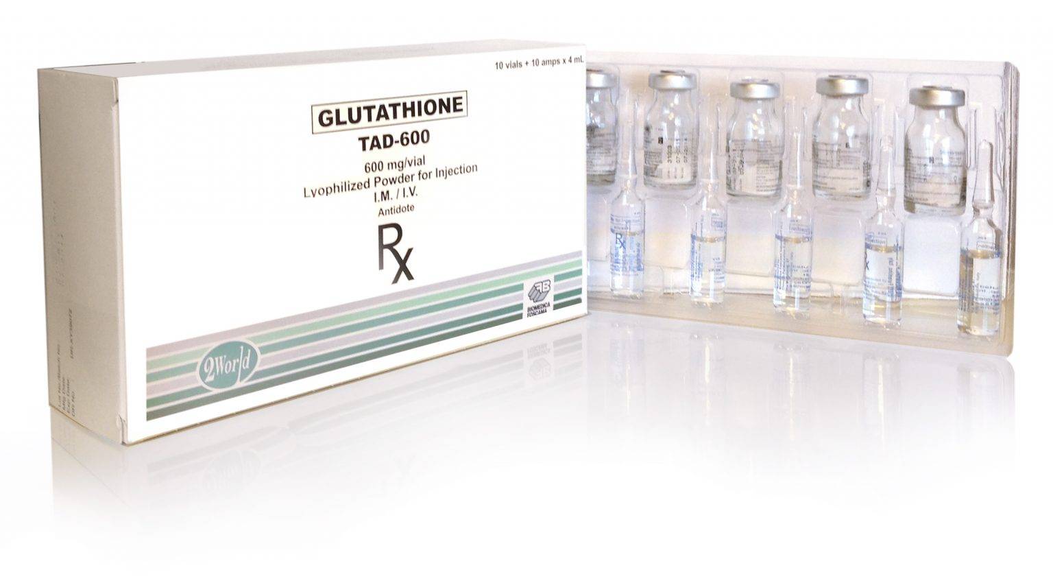 Tad/tationil glutation 600 mg / 4 ml – Injecţie antioxidantă - OncoShop