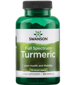 Swanson turmeric 720mg/caps.full spectrum 100pcs. - OncoShop